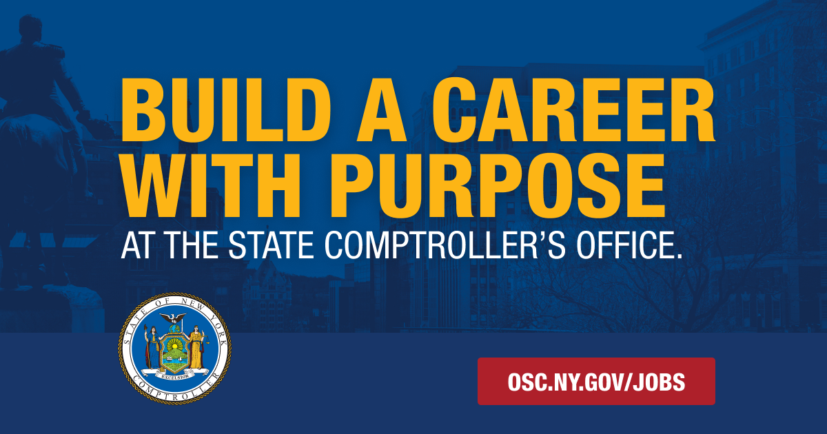 Career Opportunities | Office of the New York State Comptroller
