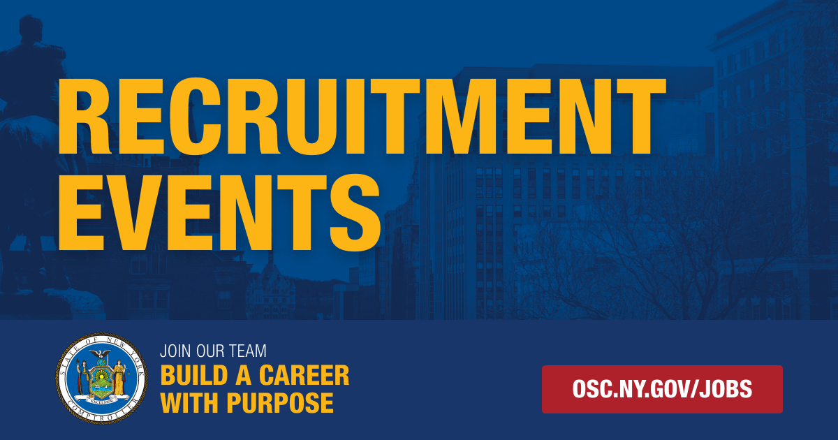 Recruitment Events | Office of the New York State Comptroller