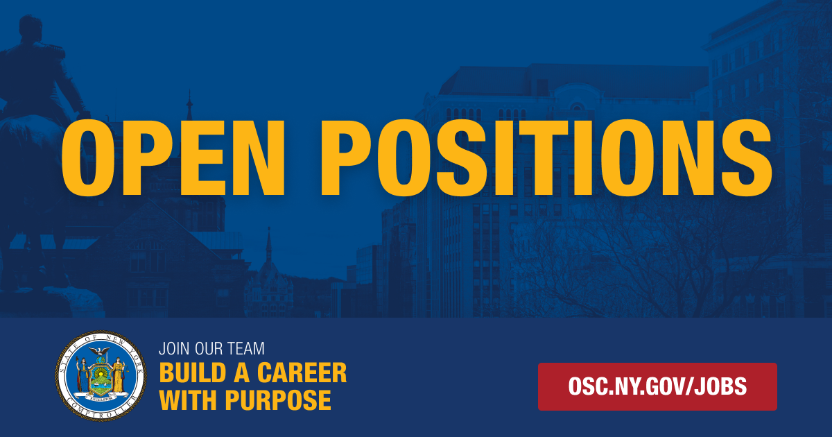 Open Positions | Office of the New York State Comptroller