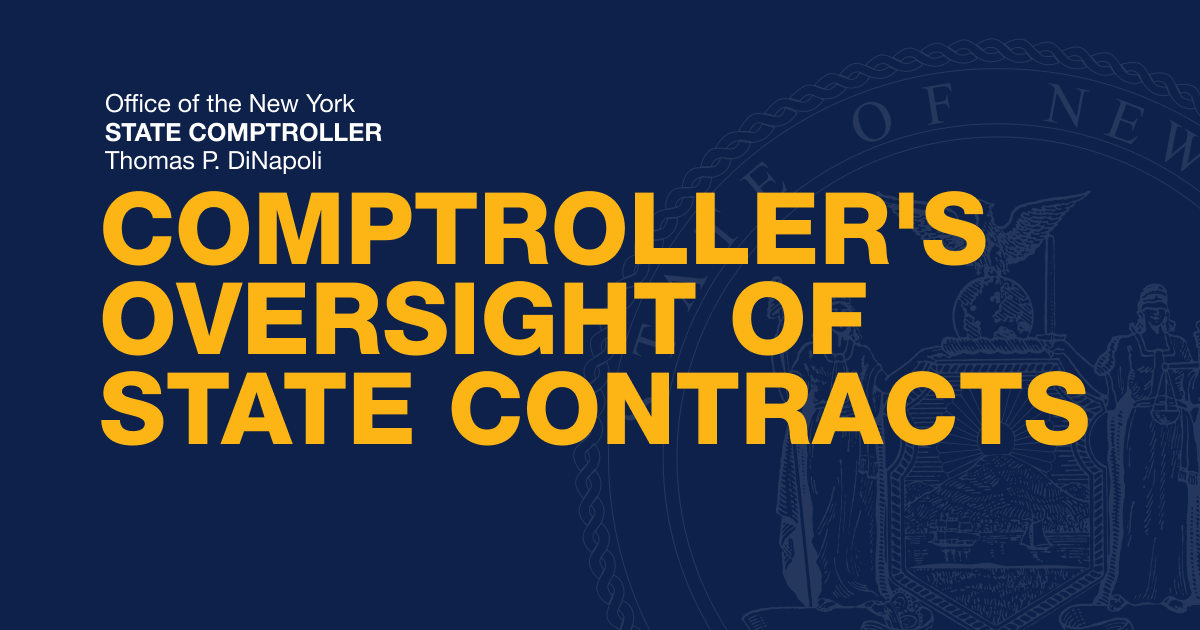 State Agencies | Office of the New York State Comptroller